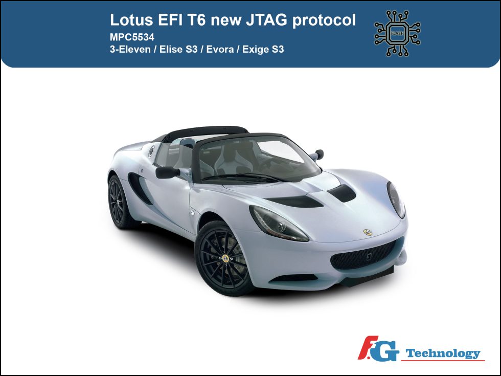 New JTAG protocol for EFI T6 ECU | FG Technology
